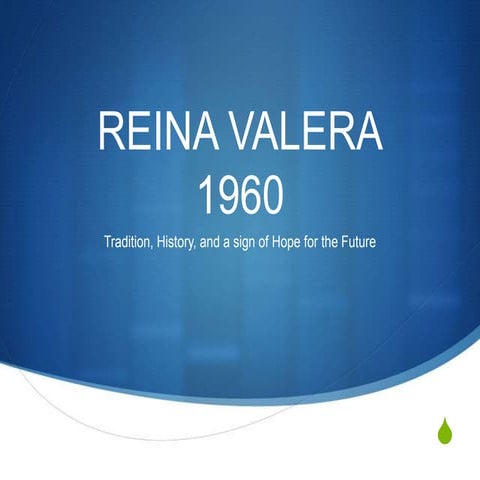 Reina Valera 1960 | PPTX