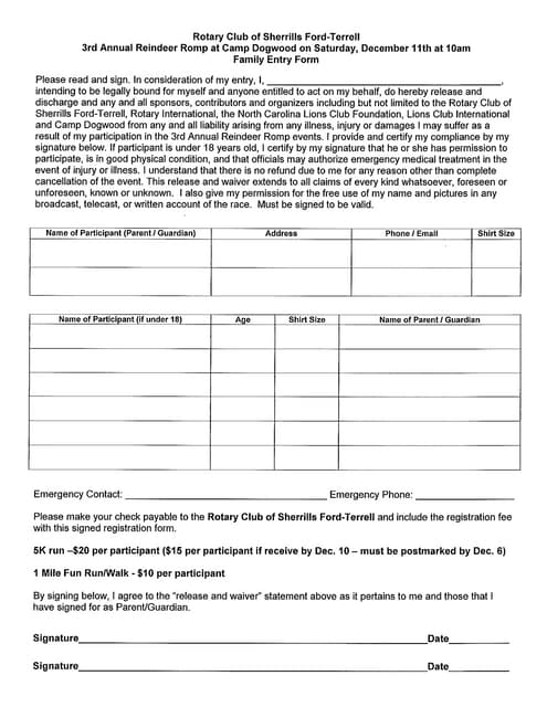 Toss for the Cure - registration form | PDF