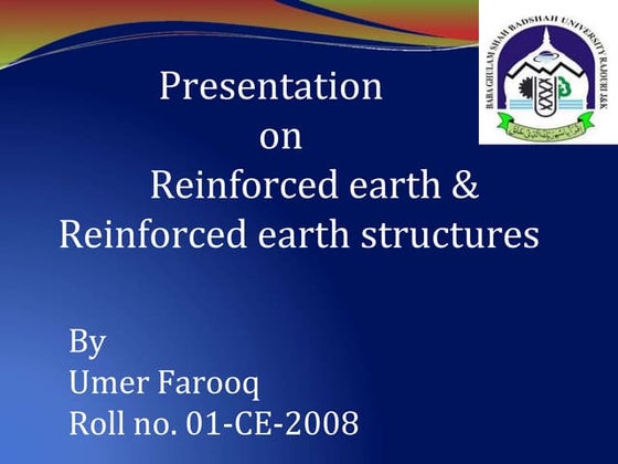 Reinforced-earth-structures.pptx | Geology | Science
