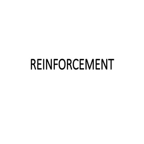 Reinforcement in SPED students powerpoint | PPTX