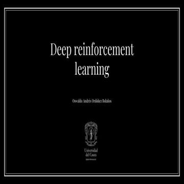 Deep einforcement learning | PPT