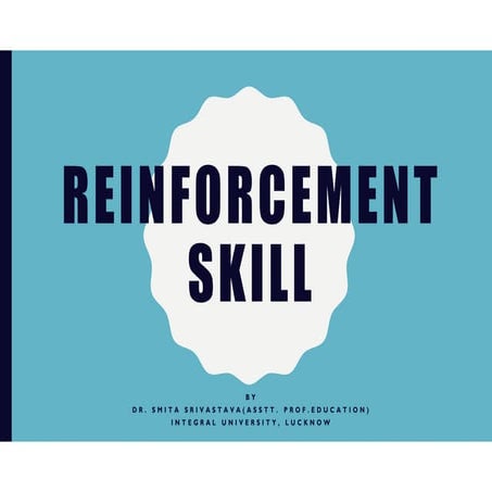 Reinforcement skill pdf | PPT