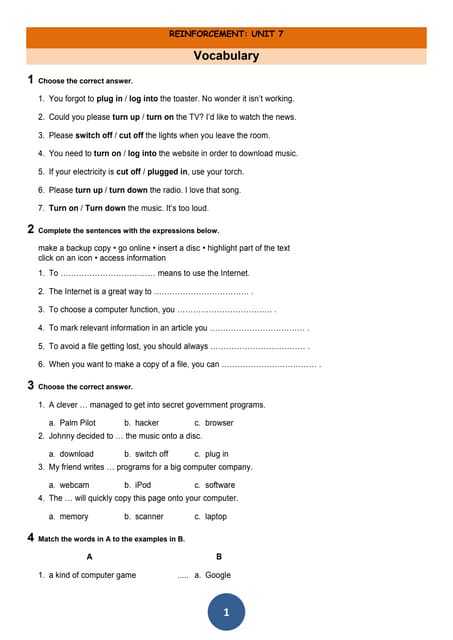 Key reinforcement unit 7 | PDF