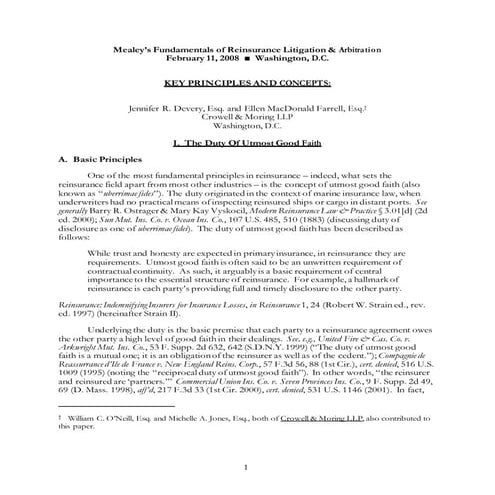 Reinsurance Contract Wordings treaty | PPTX