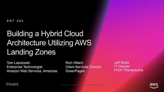 MassMutual Goes Cloud-First with Hybrid Cloud on AWS | PPT