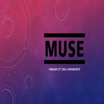Muse Social Media Analysis | PPTX