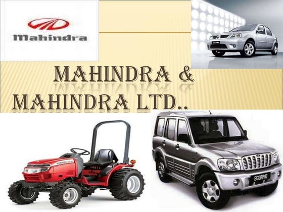 Mahindra & Mahindra - Nashik Plant Visit | PPT