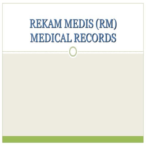 Rekam medis | PPTX