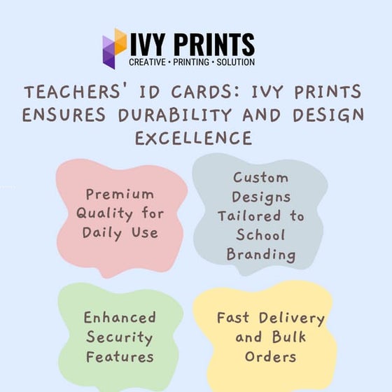 Effortless ID Cards for Schools: IVYPrints Ensures Top-Notch Quality | PDF
