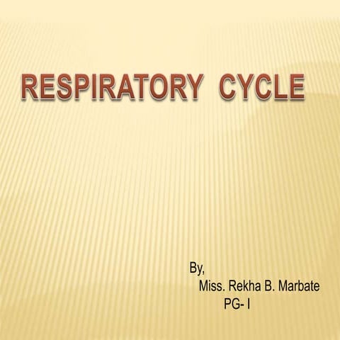 Rekha topic[1]respiratory cycle | PPTX | Death, Injury, or Military ...