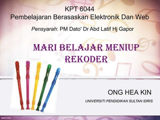 REKODER SLAID | PPTX