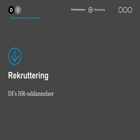 Rekruttering | PDF