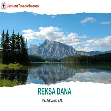 Reksa dana II | PPTX