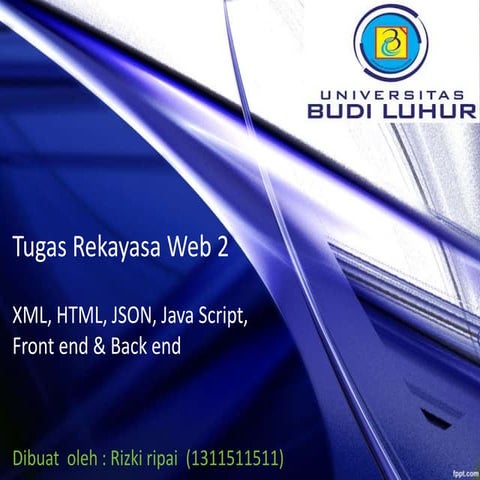 TUGAS REKAYASA WEB 2 | PPT
