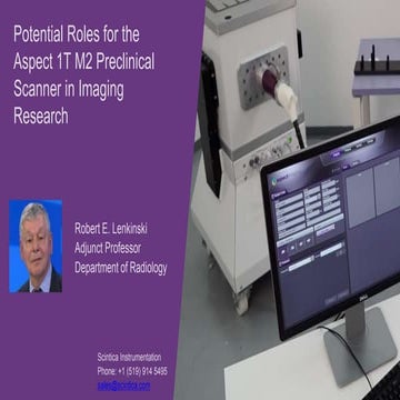 WEBINAR: Potential Role of Aspect Imaging’s Compact 1T Preclinical ...