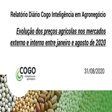 Relatório Cogo - 1º de setembro | PDF