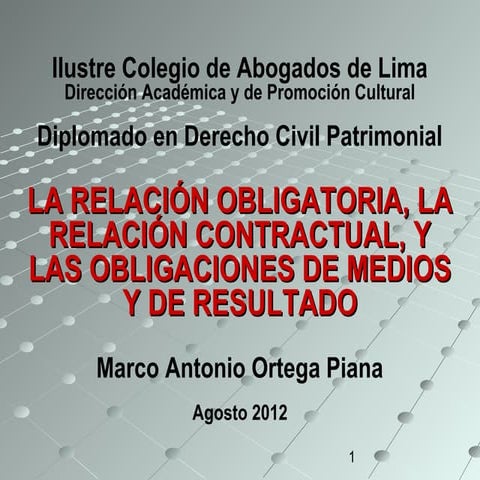 ESTRUCTURA DE LA RELACIÓN ob..ppt