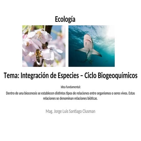 Relacion intraespecifica e interespecifica | PDF