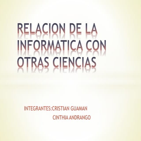 La importancia de la informatica | PPTX