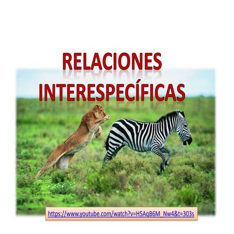 Relacion intraespecifica e interespecifica | PDF
