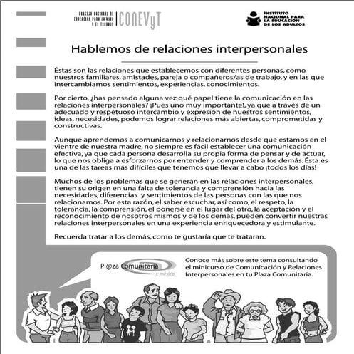 Relaciones interpersonales | PPTX