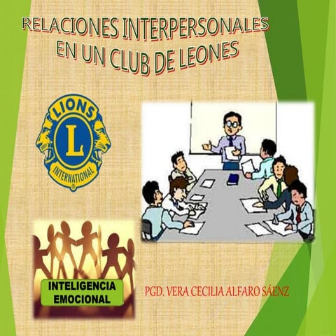 MEJORANDO LAS RELACIONES INTERPERSONALES Y | PPTX