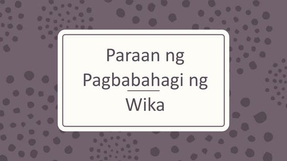 Surigaonon bisaya-tagalog-english translation | PDF