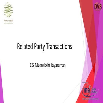 Related Party Transactions | PPTX