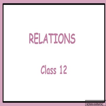 relation-class-12 powerpoint presentation | PPTX