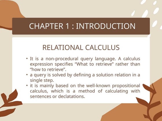 Dbms 14 Relational Calculus Pdf