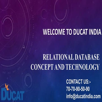 Relational Database Concept And Technology Pptx Databases Computer Software And Applications