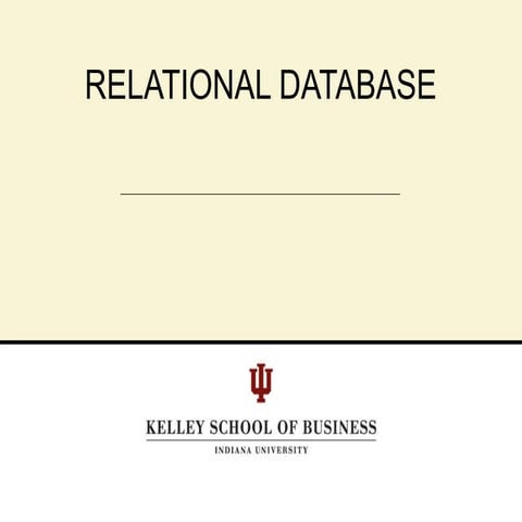 Relational Database Management System Ppt