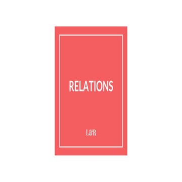 relations.pptx | Parenting | Family and Relationships