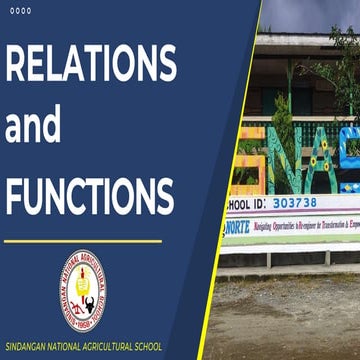 Relations and Functions, Dependent and Independent Variables.pptx