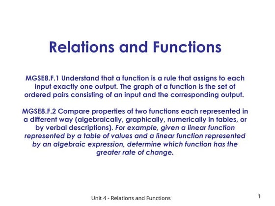 Functions and function tables 6th grade | PPT