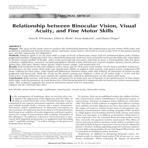Relationship between binocular_vision,_visual.5 | PDF