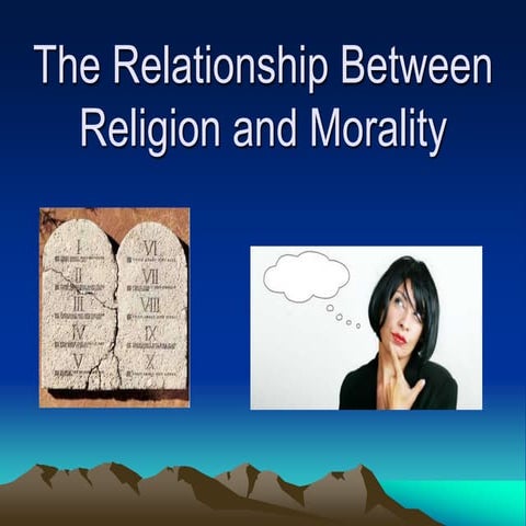 Relationship between morality_and_religion | PPTX