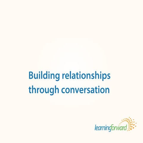 Building relationships through conversation | PDF