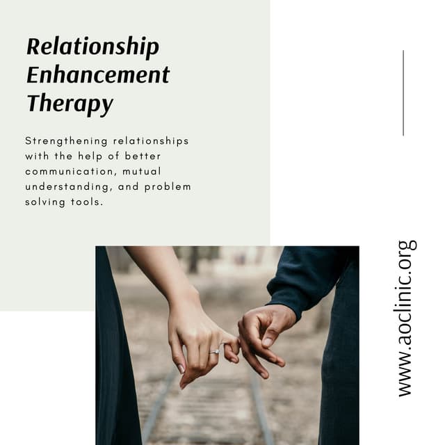 Relationship enhancement therapy | AOClinic | PDF