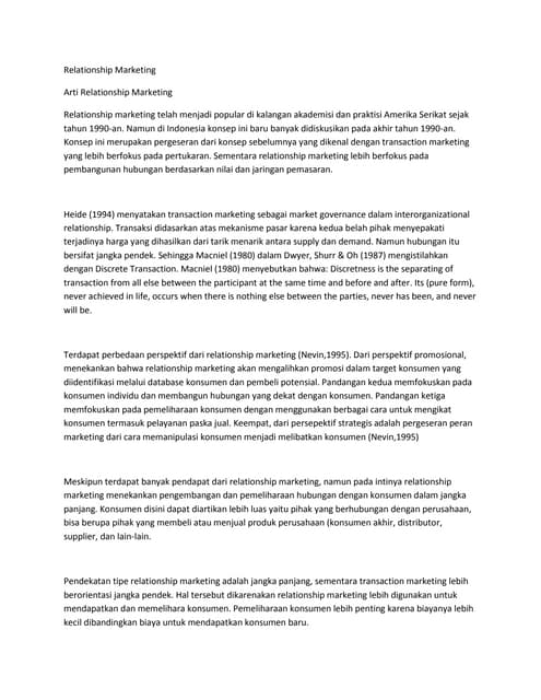 Bab 10 membangun hubungan dengan pelanggan | PPTX