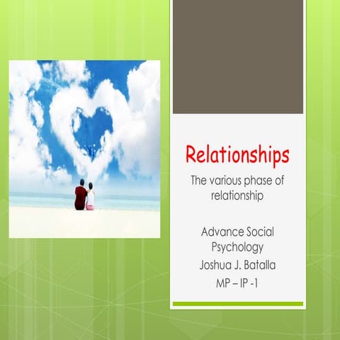 Relationships | PPT