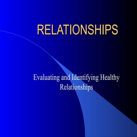 Relationships | PPT