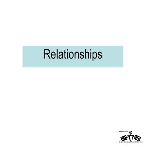 Love & relationships | PPT