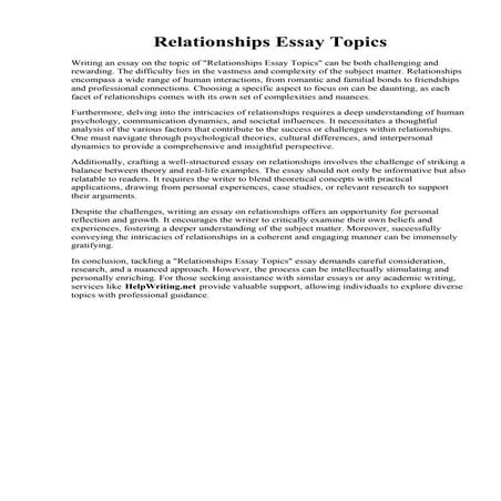 Relationships Essay Topics.pdf