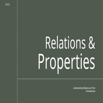 Relations & Properties.pptx................... | PPTX