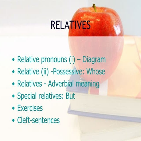 Relative Pronouns & Adjective Clauses | PPT