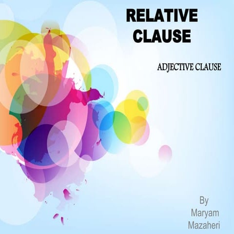 Relative clauses | PPT