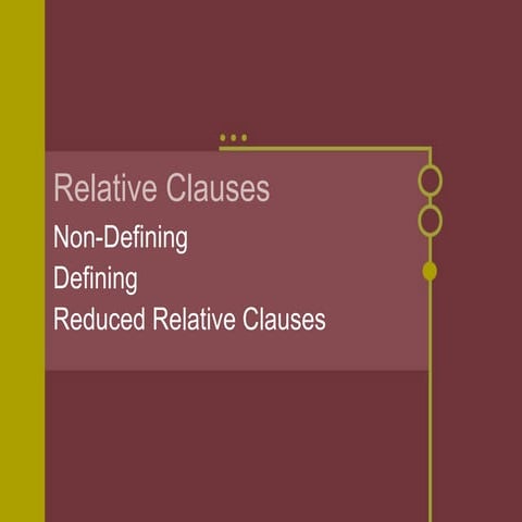 Relative Clause Ppt Grammar Helpful For Test Ppt