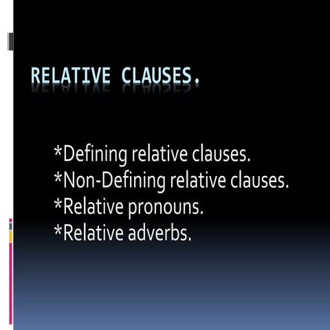 Relative clauses lalv | PPTX