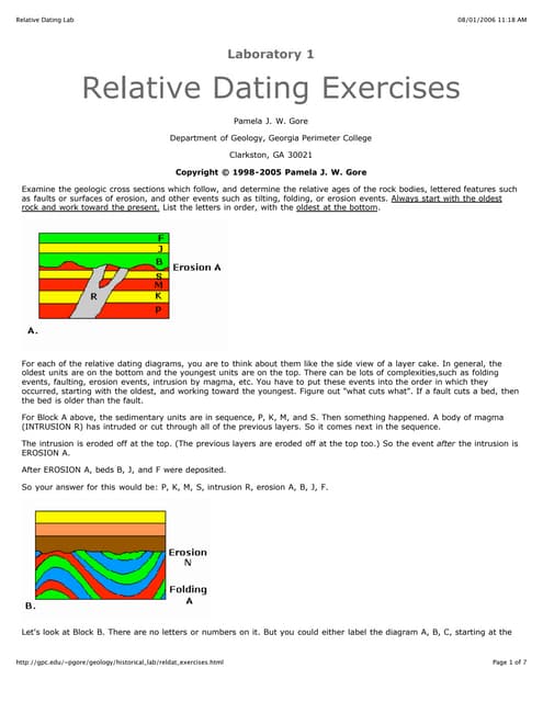 Relative dating | PPT | Dating | Family and Relationships
